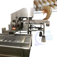 China Multifunctional CE Prawn Processing Unit Shrimp Deheading Machine 1000KG Capacity for sale