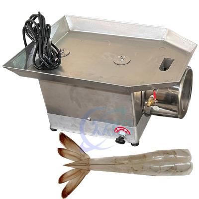 China 0.12KW Shrimp Cutting Equipment Industrial Shrimp Back Open Peeler for sale