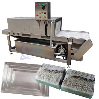 China 500kg/H-600kg/H Frozen Shrimp Processing Plant Separate Tray Machine Cutter for sale