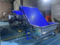China Fresh Prawn Washing Rolling Sorting Machine 1200KG Shrimp Grader Machine for sale