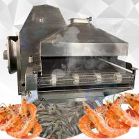 China Multitudinous Shrimp Processing Equipment 700KG/H Automatic Shrimp Cooker for sale