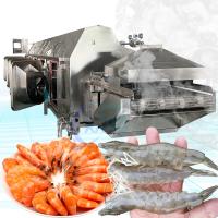 China 700-1000KG/H Shrimp Processing Machine 18.7KW Shrimp Cutting Machine for sale