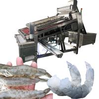 China 3KW Shrimp Peeling And Deveining Machine 300KG/H Automatic Prawn Peeler for sale