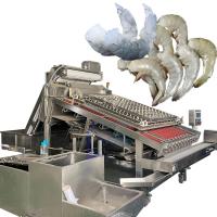 China 250KG/H-300KG/H Automatic Shrimp Peeler And Deveiner 3KW Shrimp Shelling Machine for sale
