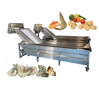 China 1000kg/H-1500kg/H Seafood Processing Equipment Bubble Cleaner Machine for sale