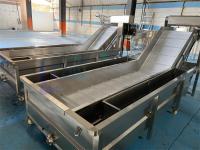 China 1000kg/H-1500kg/H Seafood Processing Equipment Bubble Cleaner Machine for sale