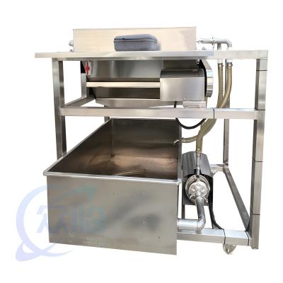 China Stainless Steel 304 Shrimp Cleaning Machine 380v 50Hz Shrimp Waste Separator for sale
