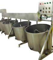 China Stainless Steel Batch Shrimp Processing Soaking Machine Large Scale for sale