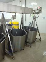 China Stainless Steel Batch Shrimp Processing Soaking Machine Large Scale for sale