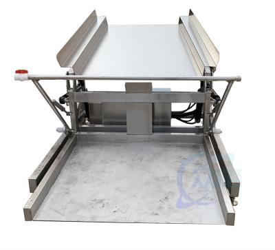 China Seafood Shrimp Processing Elevator Stainless Lifting Platform for sale