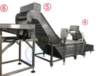 China 1000KG/H-1500KG/H Shrimp Separator Machine 380V 3P 50HZ Seafood Processing Line for sale