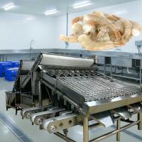 China 1000kg-1200kg Shrimp Grading Machine 380V Prawn Roller Grader for sale
