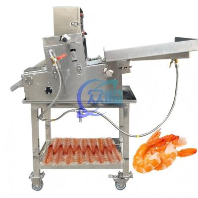 China Automatic Shrimp Cutting Machine High Efficiency Automatic Prawn Peeler for sale
