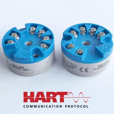 China Pt100 HART Head Mounted Temperature Transmitter TMT192C Field Communication for sale