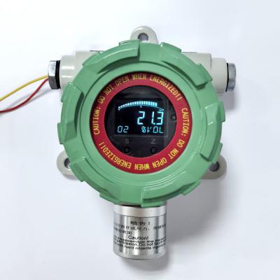 China Fixed Oxygen And Carbon Monoxide Detector 4-20ma Toxic Gas Leak Detector With Display for sale