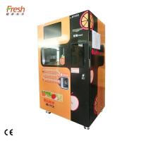 China Apple Orange Juice Vending Machine 400W Metal Zinc alloy Customized for sale