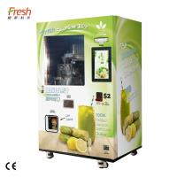 China Fruit Combo Vending Machine Bill Coin Operated Fresh Sugar Cane Machine for sale
