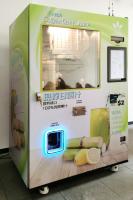 China Fruit Combo Vending Machine Bill Coin Operated Fresh Sugar Cane Machine for sale
