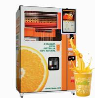 China Wireless QR Code Fruit Juice Vending Machine 220V - 240V 50Hz Air Cooled Frost Free for sale