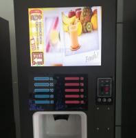 China Juice Automatic Cold Drink Vending Machine Extractor Heating 1600W Cooling 150W for sale