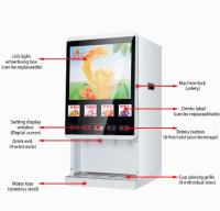 China Metal Juice Vending Machine Automation With LED Lighting System for sale
