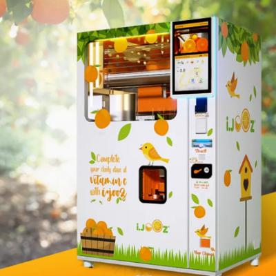 China Extrusion Automatic Juice Vending Machine 680W Fresh Orange Juice Maker Electric for sale