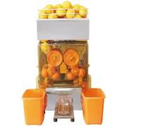 China 220V / 110V Fresh Squeezed Orange Juice Machine Commercial Auto Orange Juicer for sale