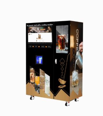 China Indoor Outdoor Fully Automatic Juice Vending Machine For Malls Supermarkets for sale