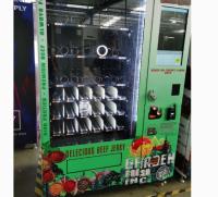 China Food Lift Fruit Juice Vending Machine Self Service MDB Interface Customized for sale