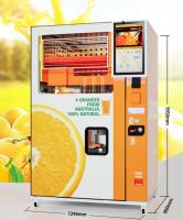 China Wireless QR Code Payment Vending Machine 1100W For Fruit Juice for sale