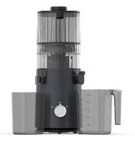 China HJ103 Silver Gray Slow Masticating Juicer – 135mm Wide Chute, 200W Motor, 1000ml Juice Cup, <70dB Quiet Operation for sale