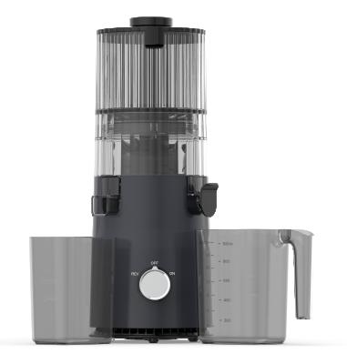 China HJ103 Silver Gray Slow Masticating Juicer – 135mm Wide Chute, 200W Motor, 1000ml Juice Cup, <70dB Quiet Operation for sale
