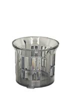 China HJ303 Silver Gray Slow Masticating Juicer – 155mm Wide Chute fits Whole Pineapple, 200W Motor, 1000ml Juice Cup, <70dB Quiet Operation for sale