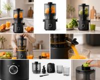 China Fresh Smart HJ303 Extra-Wide Slow Masticating Juicer – For the Love of Fresh Juice with 155mm Chute, 2400ml Hopper, 200W Cold Press & Self-Cleaning for sale