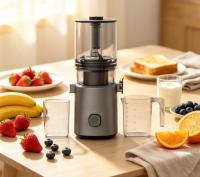 China Fresh Smart HJ303 Extra-Wide Slow Masticating Juicer – The Ultimate Shortcut to Fresh Family Juice with 155mm Chute, 2400ml Hopper, 200W Cold Press & Self-Cleaning for sale