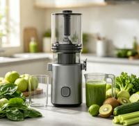 China Fresh Smart HJ103A Compact Slow Masticating Juicer – The Heart of a Healthy, Happy Kitchen with 4 Color Options, 135mm Wide Chute, 200W Cold Press & Self-Cleaning for sale