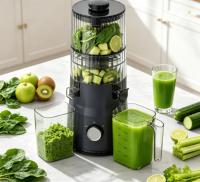 China Fresh Smart HJ103A Compact Slow Masticating Juicer – The Juicer That Loves Your Kitchen Back with 4 Color Options, 135mm Wide Chute, 200W Cold Press & Self-Cleaning for sale