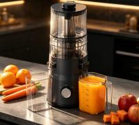China Fresh Smart HJ103A Compact Slow Masticating Juicer – Your Daily Dose of Color and Nutrition with 4 Color Options, 135mm Wide Chute, 200W Cold Press & Self-Cleaning for sale