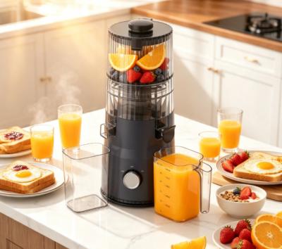 China Fresh Smart HJ103A Compact Slow Masticating Juicer – Vibrant Color, Vibrant Health with 4 Color Options, 135mm Wide Chute, 200W Cold Press & Self-Cleaning for sale