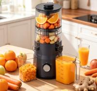 China Fresh Smart HJ103A Compact Slow Masticating Juicer – Small Space, Big Style, Fresh Juice Every Day with 135mm Wide Chute, 200W Cold Press & Self-Cleaning for sale