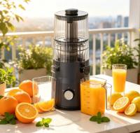 China Fresh Smart HJ103A Compact Slow Masticating Juicer – The Perfect Gift for Health Lovers with 135mm Wide Chute, 200W Cold Press & Self-Cleaning for sale