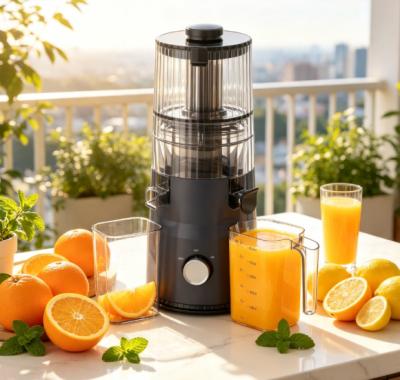 China Fresh Smart HJ103A Compact Slow Masticating Juicer – The Perfect Gift for Health Lovers with 135mm Wide Chute, 200W Cold Press & Self-Cleaning for sale