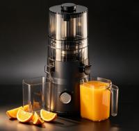 China Fresh Smart HJ103A Compact Slow Masticating Juicer – Stylish Multi-Color Edition with 135mm Wide Chute, 200W Cold Press & Self-Cleaning for Small Kitchens for sale