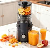 China Fresh Smart HJ103 Compact Slow Masticating Juicer – The Perfect Gift for Health Lovers with 135mm Wide Chute, 200W Cold Press & Self-Cleaning for sale
