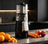 China Fresh Smart HJ102D Multi-Function Slow Masticating Juicer – Unlock the Full Potential of Your Family's Nutrition with 6 Modes, 135mm Wide Chute, 200W Cold Press & Self-Cleaning for sale