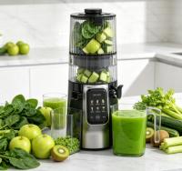 China Fresh Smart HJ102D Multi-Function Slow Masticating Juicer – Discover the Joy of Healthy Eating with 6 Modes, 135mm Wide Chute, 200W Cold Press & Self-Cleaning for sale