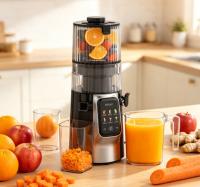 China Fresh Smart HJ102D Multi-Function Slow Masticating Juicer – Elevate Every Sip with 6 Modes, 135mm Wide Chute, 200W Cold Press & Self-Cleaning for sale