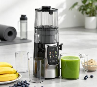 China Fresh Smart HJ102D Slow Masticating Juicer – Make Every Meal More Delicious with 6 Versatile Modes, 135mm Wide Chute, 200W Cold Press & Self-Cleaning for sale