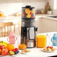 China Fresh Smart HJ102D Versatile Slow Masticating Juicer – 6-in-1 Kitchen Solution with 135mm Wide Chute, 200W Cold Press & Self-Cleaning for Endless Healthy Creations for sale