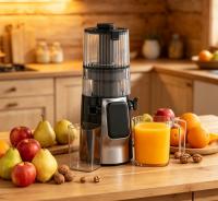 China Fresh Smart HJ102D All-in-One Slow Masticating Juicer – 6 Modes for Juice, Smoothie, Sorbet & Nut Milk, 135mm Wide Chute, 200W Cold Press & Self-Cleaning for sale
